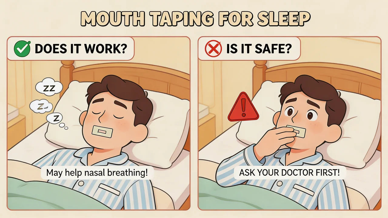 Mouth Taping for Sleep: Does It Work, and Is It Safe? – Reviv