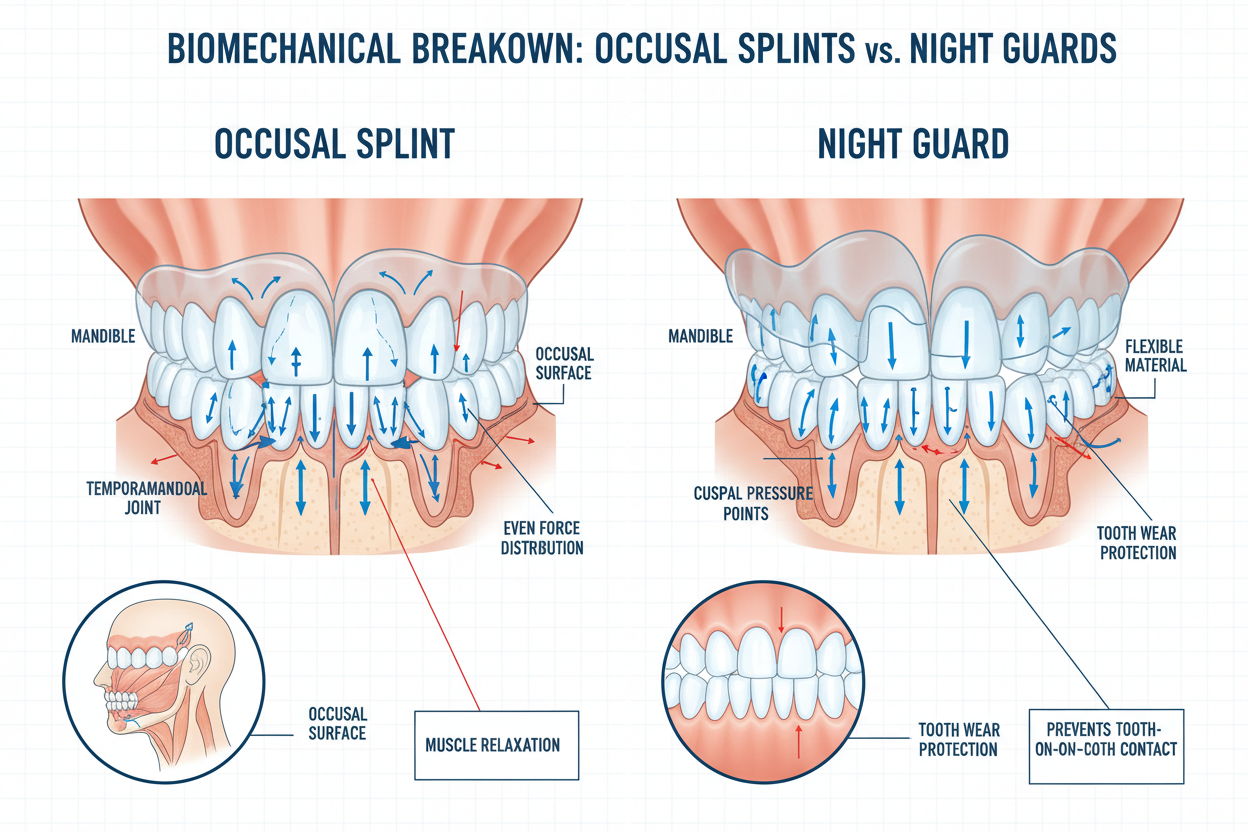 Occlusal Splint vs Night Guard: A Biomechanical Breakdown – Reviv